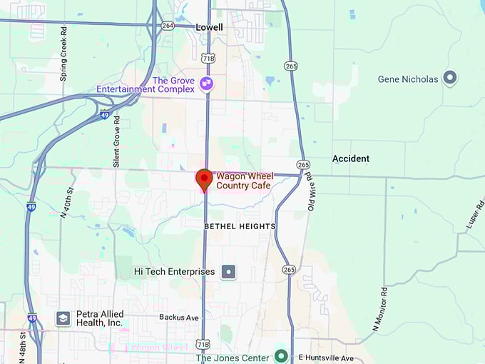 16. wagon wheel country cafe map