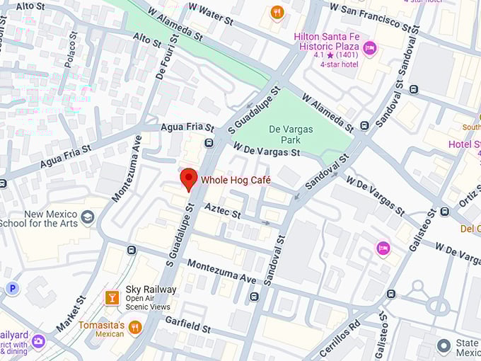 16. whole hog caf&eacute; map