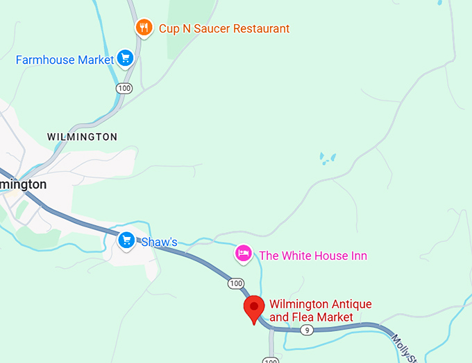 16. wilmington antique and flea market map