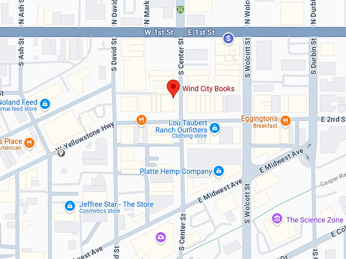 16. wind city books map