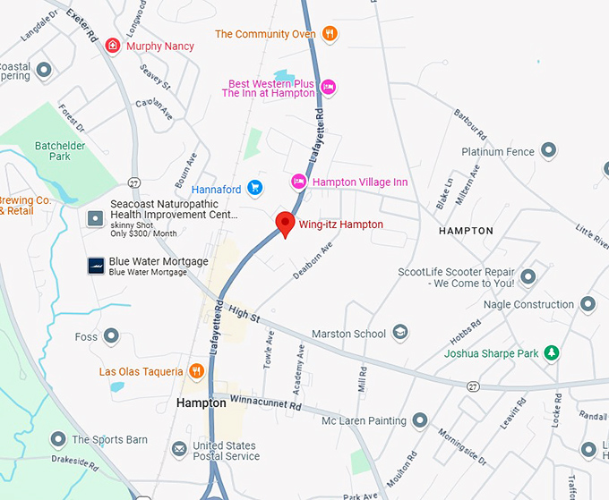 16. wing itz hampton map