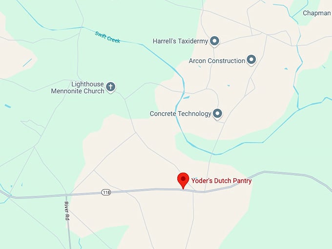 16. yoder's dutch pantry map