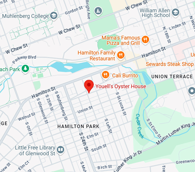 16. youell's oyster house map