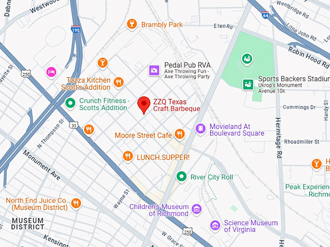 16. zzq texas craft barbeque map