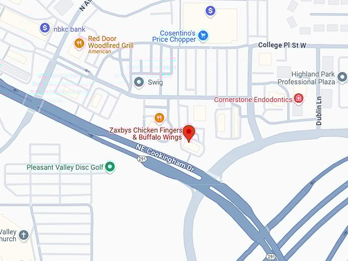 16. zaxbys chicken fingers & buffalo wings map