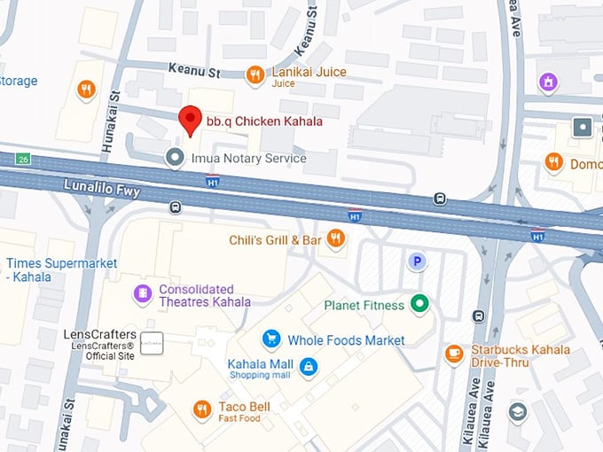 16. bb.q chicken kahala map