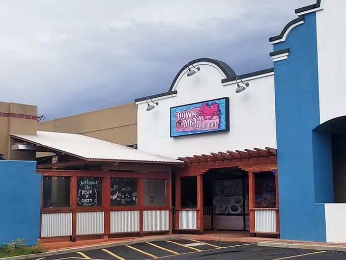 "Down N Dirty: Where seafood dreams come true and napkins fear to tread. Prepare for a delicious, hands-on adventure!"