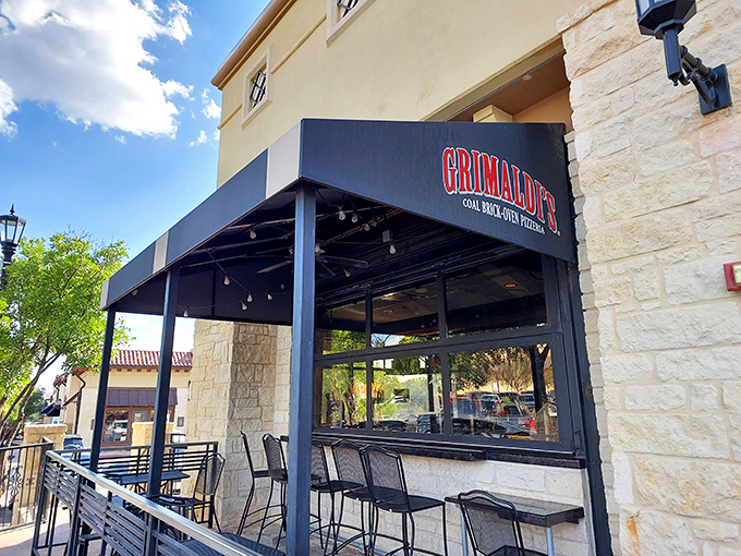 Grimaldi's: Where the awning is as sleek as the pizza is sublime. This slice of Brooklyn in San Antonio will make you forget you're in cowboy country.
