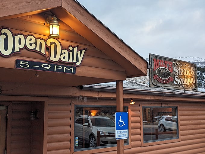 Milt's Stage Stop: Where the West was won... by steak! This log cabin eatery promises a meaty adventure under the Utah sky.