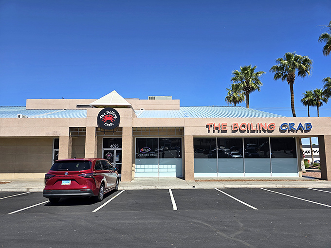 The Boiling Crab: Where palm trees meet seafood dreams! This desert oasis serves up coastal flavors that'll make you forget you're landlocked.