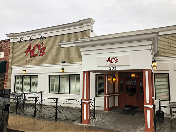 Southern charm meets steakhouse chic. AC's inviting entrance is like a warm handshake, welcoming you to a world of flavor.