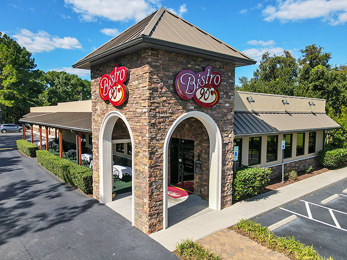 Forget the frills, focus on the flavors. Bistro 90's unassuming exterior hides a treasure trove of mouthwatering meats inside.