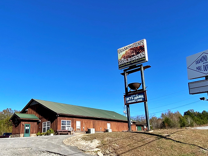 Mrs. Donna's touch at Diamond Jim's: Southern hospitality served with a side of mouthwatering beef. It's like your grandma opened a steakhouse!