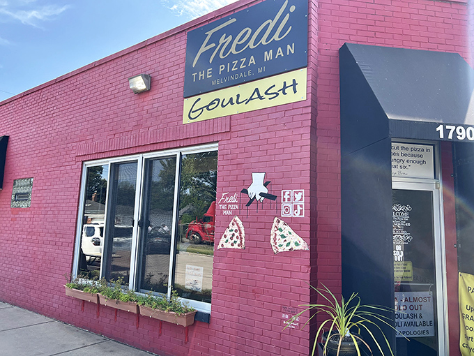 Who needs a pot of gold when you've got Fredi's at the end of the rainbow? This colorful pizzeria is serving up slices of joy with a side of quirkiness.