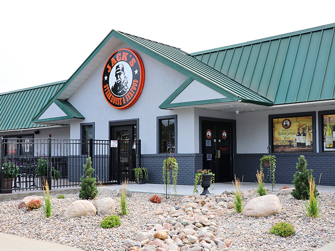 Forget construction zones &ndash; this orange oasis serves up steaks so tender, they practically melt on your fork.