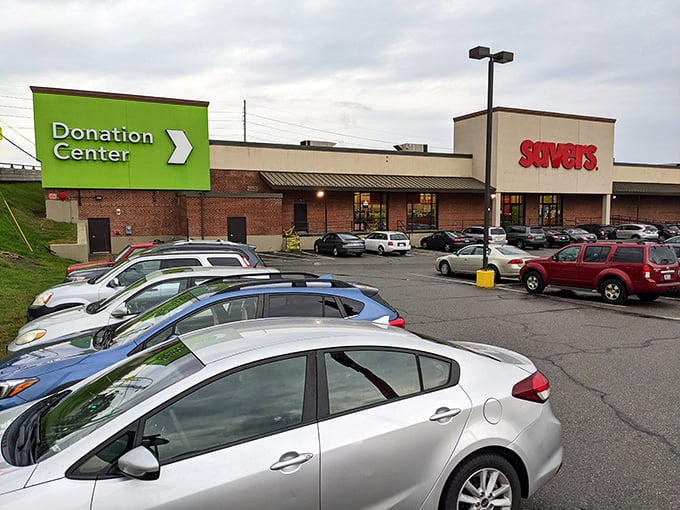 "Donation drop-off made easy! Savers' convenient setup lets you declutter and shop in one fell swoop. Marie Kondo would approve."