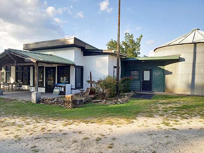 A slice of Americana with a side of beef. The Silo's picnic tables and gravel lot promise a down-home feast worth writing home about.