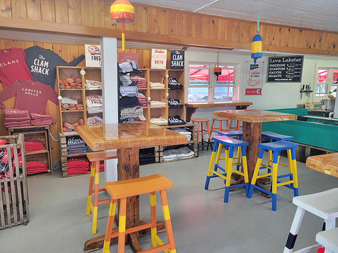 Step inside and feel the nostalgia wash over you. It's like your favorite beach vacation, but with better food!