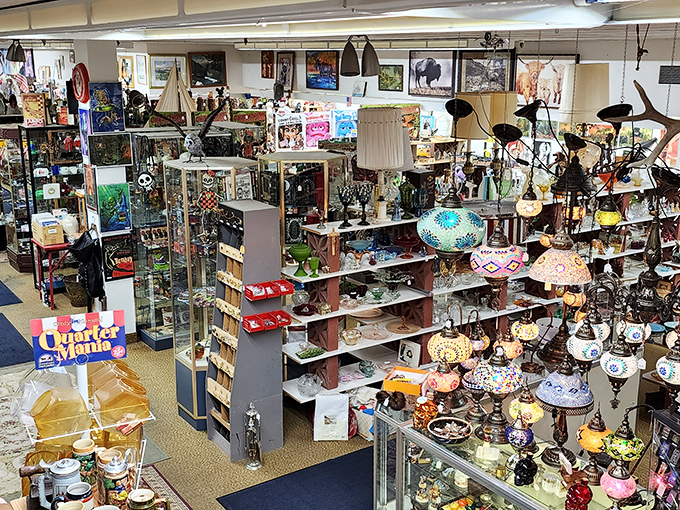 Aladdin's cave meets your grandma's attic. This kaleidoscope of curiosities will have you questioning whether you've stumbled into a museum or the world's most fascinating garage sale.