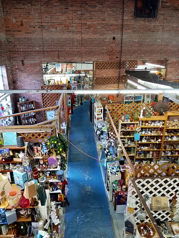 Step into a labyrinth of nostalgia where every aisle is a new adventure. It's like Indiana Jones meets "Antiques Roadshow" in here!