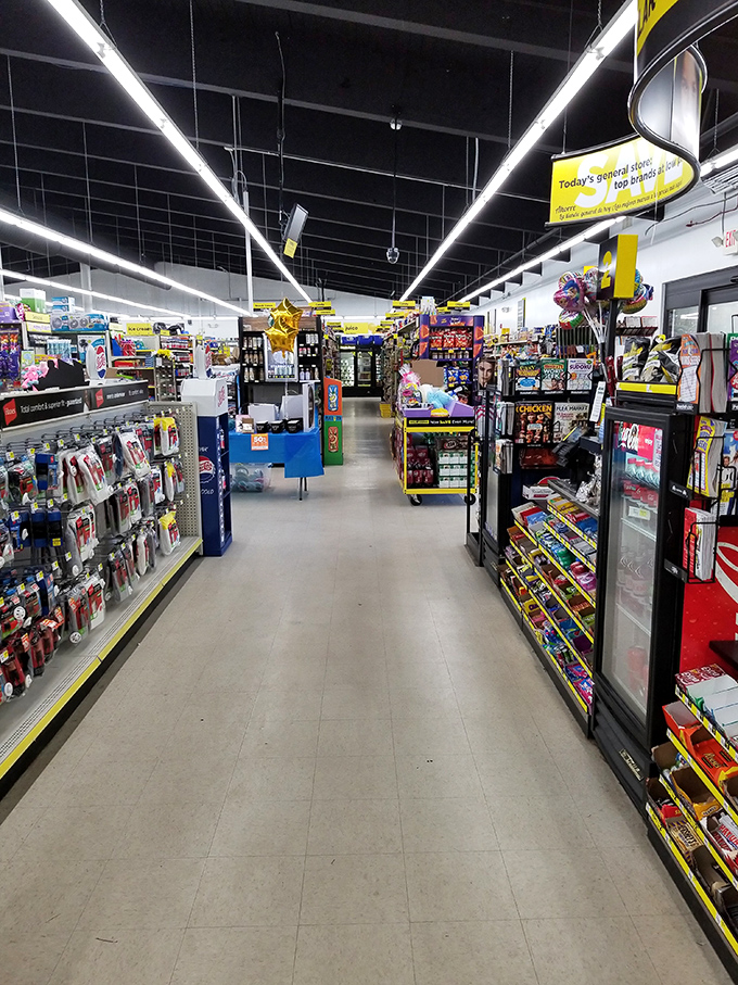 Step into a world where your dollar stretches further than Elastigirl. Aisles of possibility await, illuminated by the glow of savings.