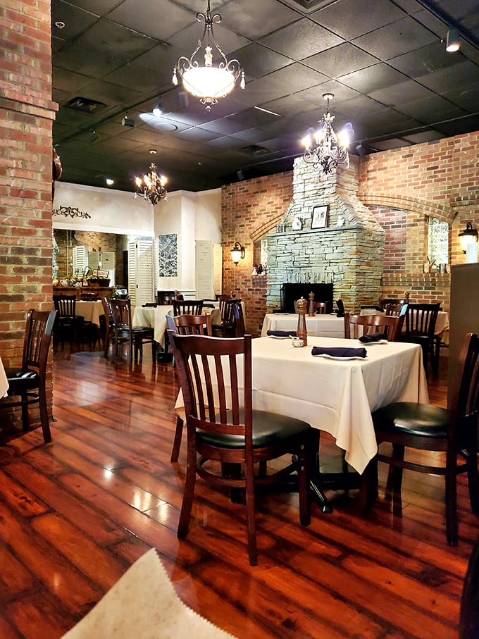 Step into a Parisian dream! This cozy interior whispers tales of romance and culinary delights, making you forget you're in Louisville.