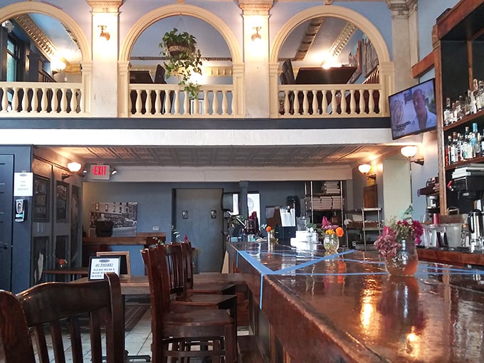 Step into sandwich paradise! This interior could make even the Rat Pack swoon, with its classic charm and promise of mouthwatering delights.