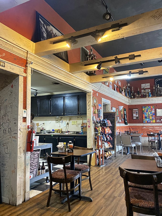 Step inside and you'll feel like you've entered a time capsule of Southern charm, with a side of smoky deliciousness.