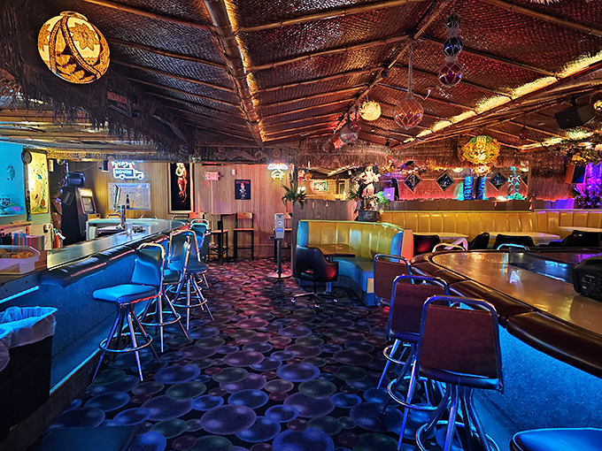 Step inside and let the tiki time warp begin! This isn't just a bar; it's a portal to a Polynesian paradise right in the heart of Montana.