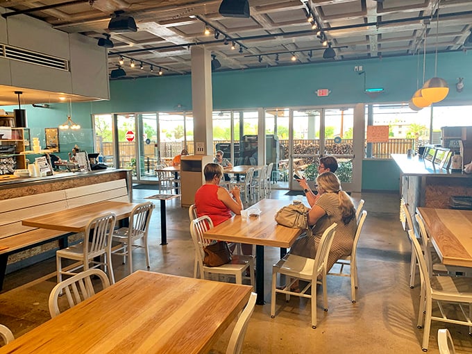 Step into BBQ paradise! The airy, inviting interior of Little Miss BBQ-Sunnyslope promises a feast for all your senses.