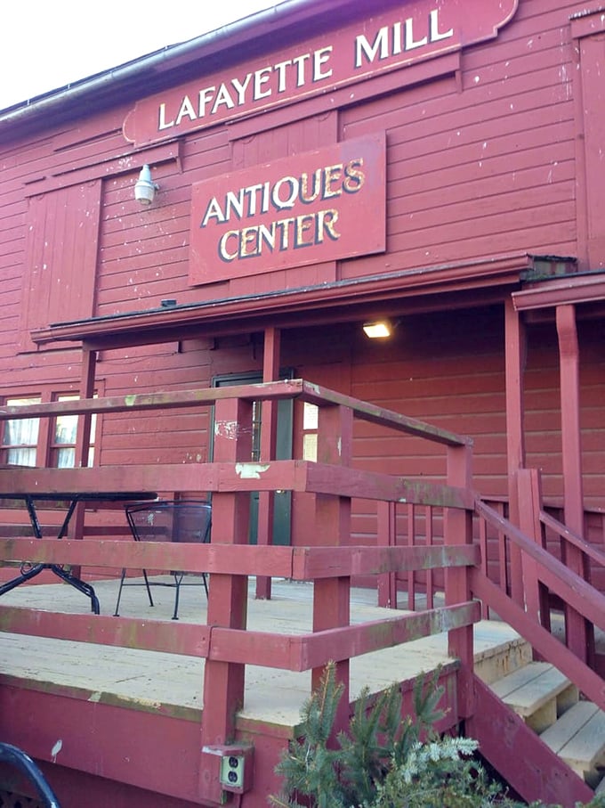 Welcome to the time machine disguised as a staircase! Each step brings you closer to a treasure trove of memories and forgotten gems.