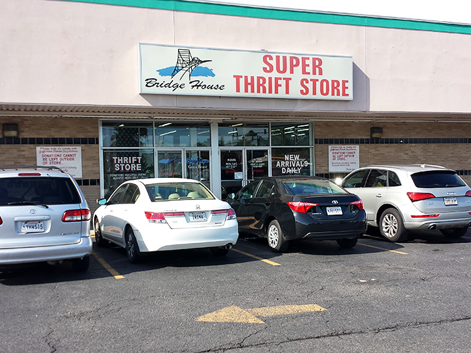 Step right up, bargain hunters! This entrance is your portal to a wonderland of thrifty delights and wallet-friendly surprises.