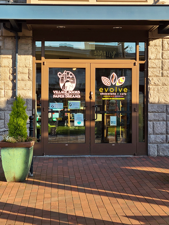 "Open me," whisper the doors. Inside, a world of words and wonder awaits the curious reader.