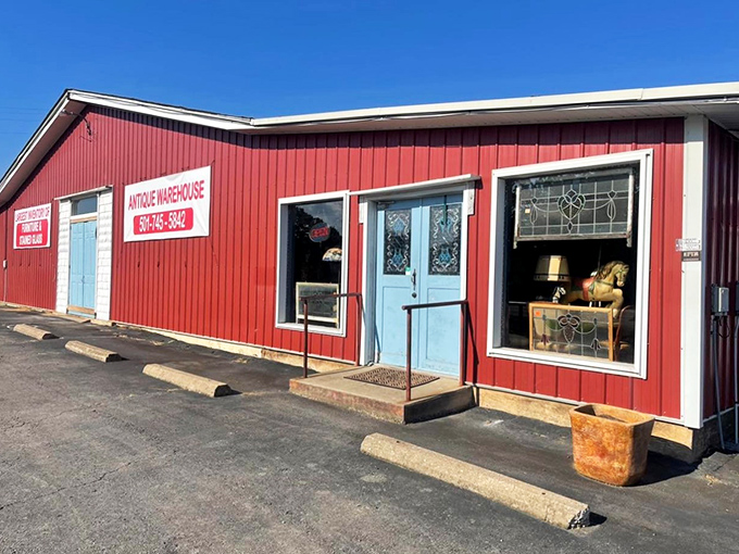 Blue doors beckon like portals to the past. Step inside and prepare for a treasure hunt that'll make Indiana Jones jealous.