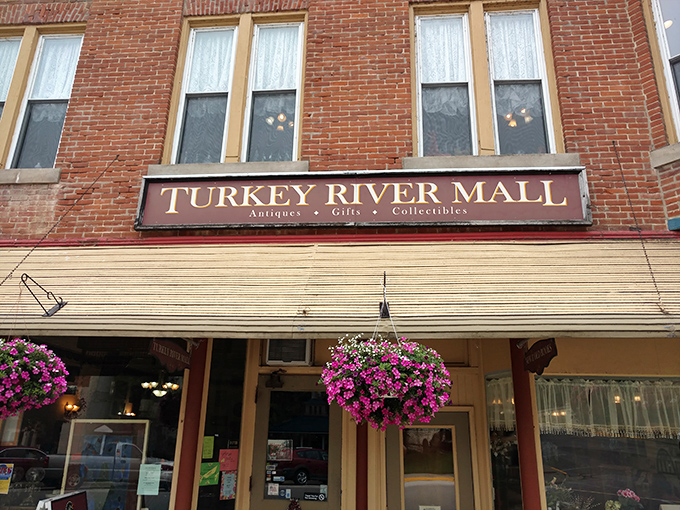 Flower power meets vintage allure. This inviting entrance is your portal to a world where every item tells a story.