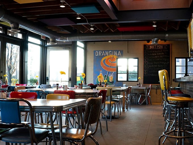 Step into a world where mismatched chairs are the new black. The Laundry's interior is a quirky canvas for culinary masterpieces.