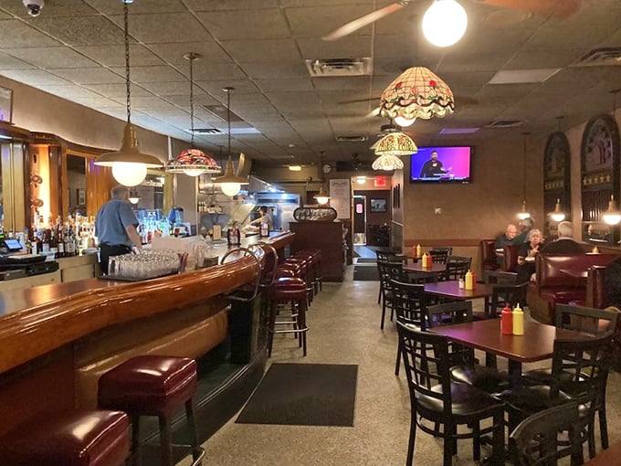 Step into a time capsule of comfort! Miller's interior whispers tales of countless satisfied customers, with a dash of retro charm that's aged like fine wine.