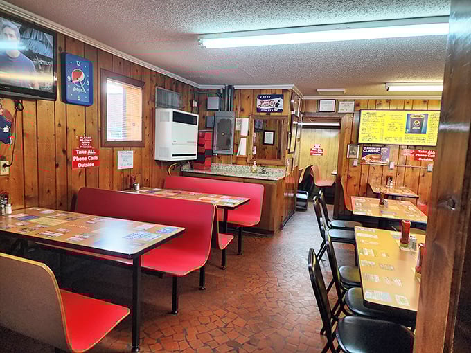 Step into a time machine of taste! Duke's interior is a cozy blend of nostalgia and mouth-watering aromas.