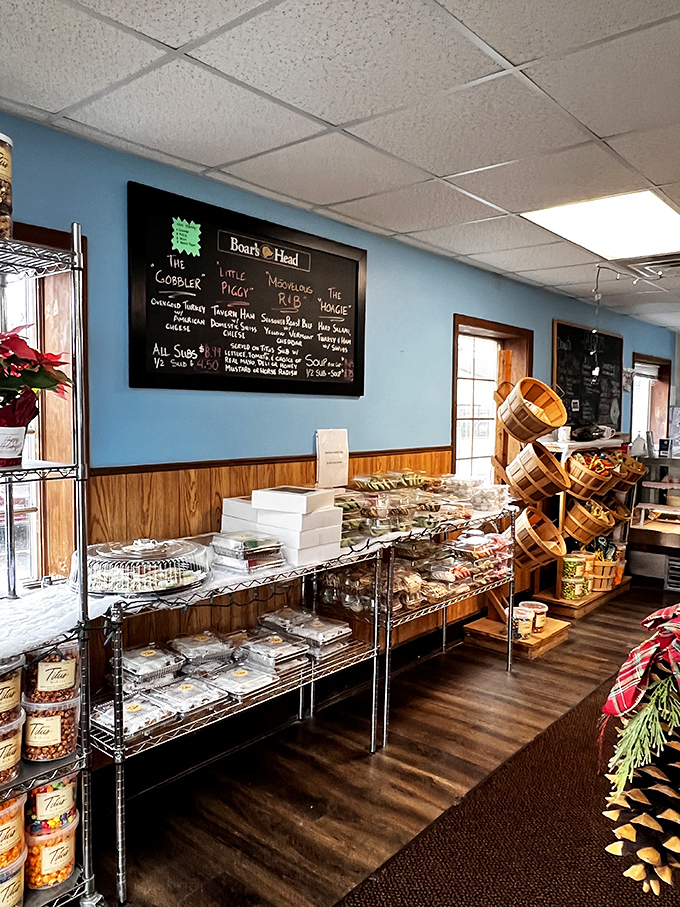 Step into a world where calories don't count. This bakery counter is the adult version of Willy Wonka's chocolate room.