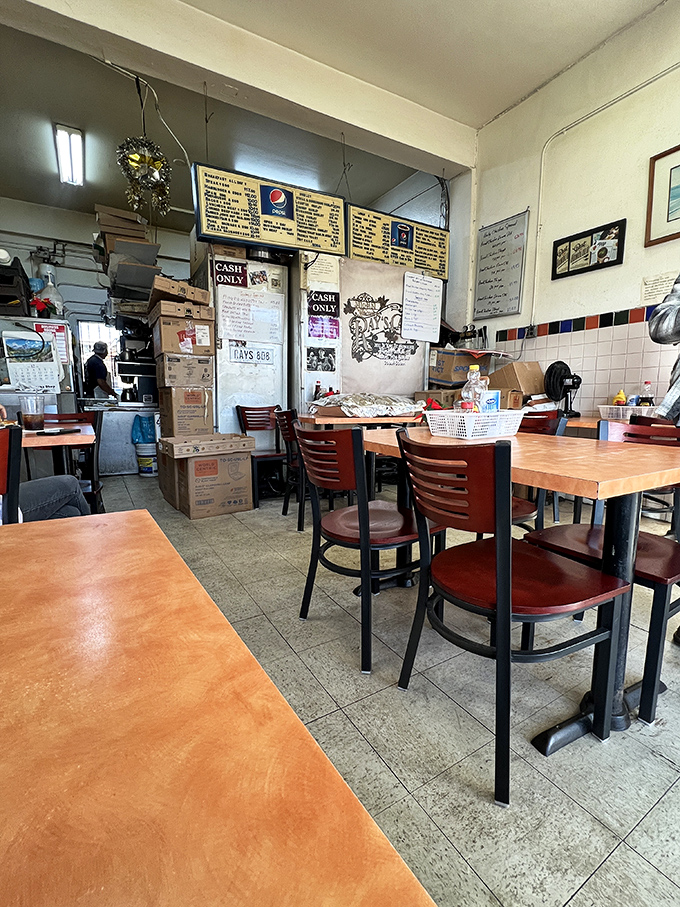 Step inside and feast your eyes on a menu that's part roadmap, part treasure map to breakfast bliss.