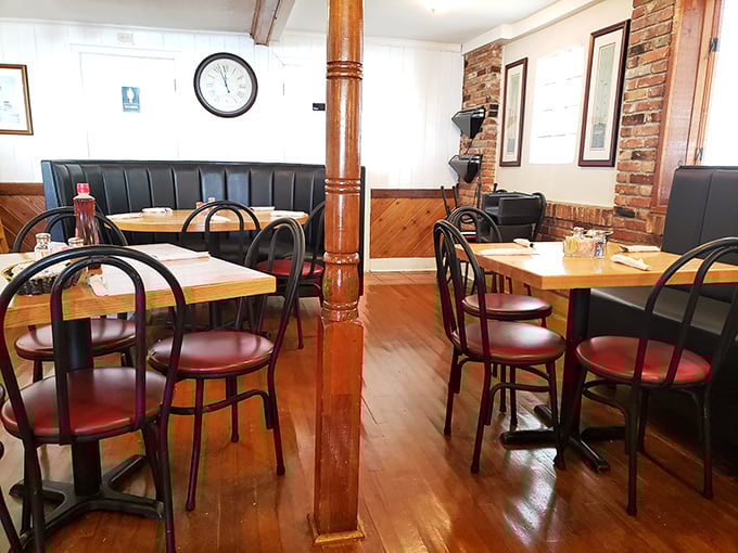 Step into a time machine of taste! The Crystal's interior is a cozy blend of nostalgia and comfort, where every booth tells a story and every chair invites you to stay awhile.