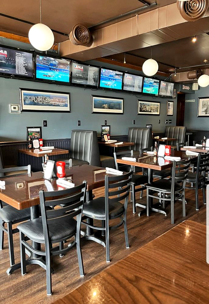 Step inside and you're transported to a cozy Cape Cod eatery. The wood-paneled walls and nautical touches make you forget you're in landlocked Tennessee.