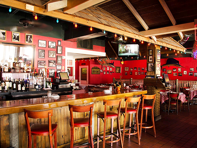 Step inside and you'll feel like you've walked onto the set of "Cheers" &ndash; if Cheers were a cozy New England seafood shack in Texas.