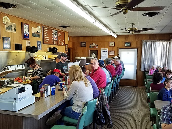 Step into a burger lover's dream! Johnson's cozy interior is where memories are made and taste buds dance with joy.