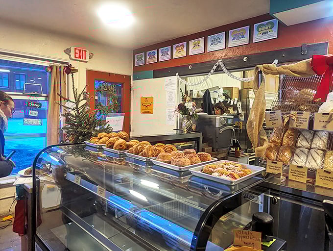 Feast your eyes on this pastry paradise! It's like Willy Wonka decided to open a bakery, minus the Oompa Loompas and plus a whole lot of butter.