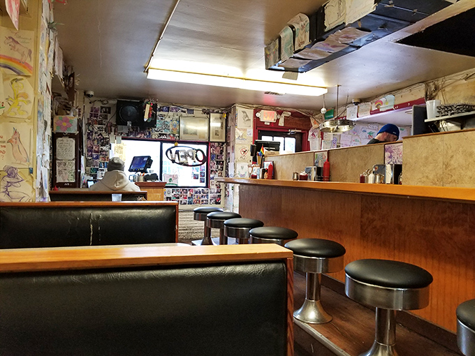 Step inside and you'll feel like you've stumbled onto the set of a quirky indie film about diner life.