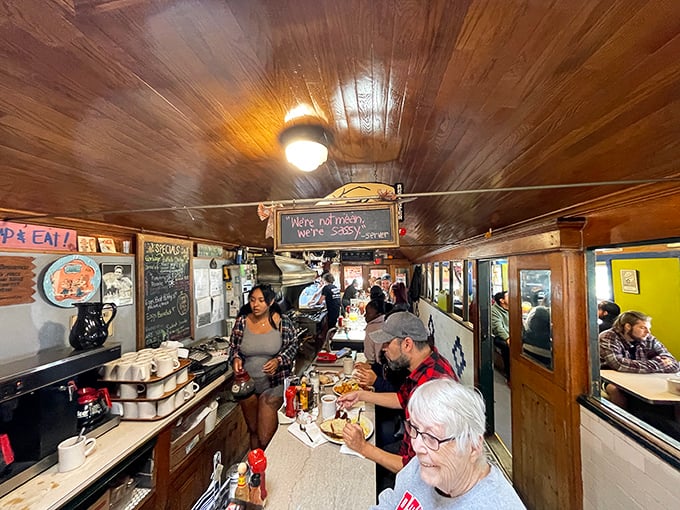 Step inside and travel back in time. This isn't just a diner; it's a time machine with a side of hash browns and endless coffee refills.