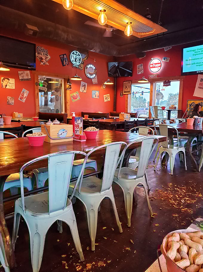 Step into flavor town! JD's interior is a feast for the eyes, with quirky decor that'll keep you entertained while you wait for your meaty masterpiece.