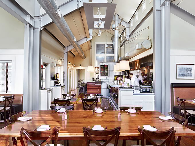 Step inside and prepare for a feast for the senses. With its soaring ceilings and open kitchen, Boon Fly Cafe feels like the coolest treehouse you've ever dined in.