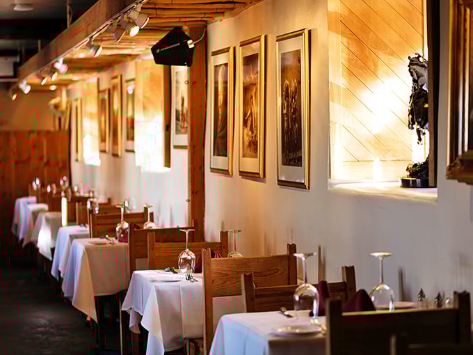 Step into a time warp where the Old West meets fine dining. The Fort's interior is like a museum where you can touch (and taste) the exhibits!